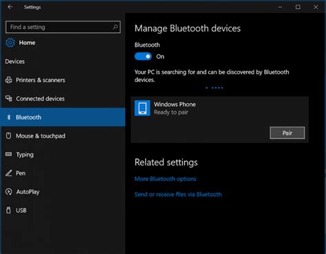 How To Share Files Over Bluetooth In Windows 10