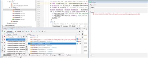 Android Studio 4 2 2 Why Debbuger Doesn T Evaluate Parameter In A