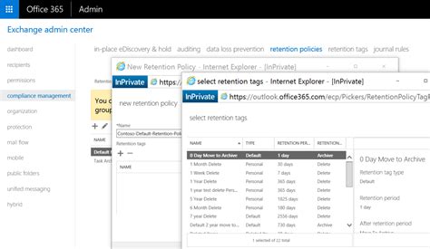 Microsoft 365 中的傳訊記錄管理 （mrm） 和保留原則。 Microsoft 365 Microsoft Learn