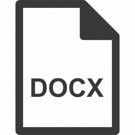Docx Extension File Format File Type Icon