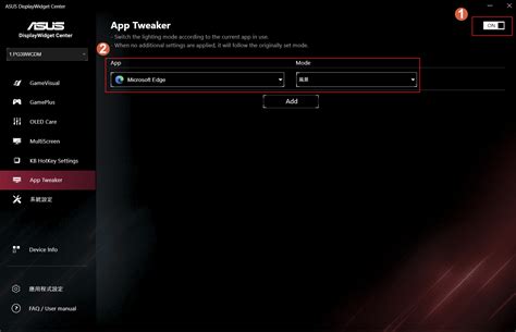 Lcd Monitor Asus Displaywidget Center Asus