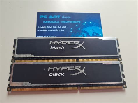 Kingston Hyperx Black 16gb 2x8gb Ddr3 Pc3 12800 1600 Mhz Račun