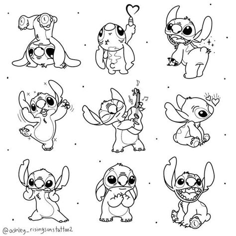 Pin De Vivian Baldwin Em Tattoo Lilo E Stitch Tatuagem Desenhos De