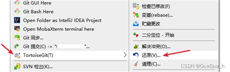 Git回退 使用tortoisegit小乌龟【我有一颗后悔药，服用说明图文详细，请对症下药】小乌龟git重置到某个版本 Csdn博客