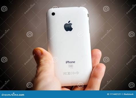 Vintage Apple Iphone 3gs Smartphone Telephone Editorial Photo Image