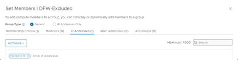 Nsx Dfw System Excluded Vm List Empty Polar Clouds