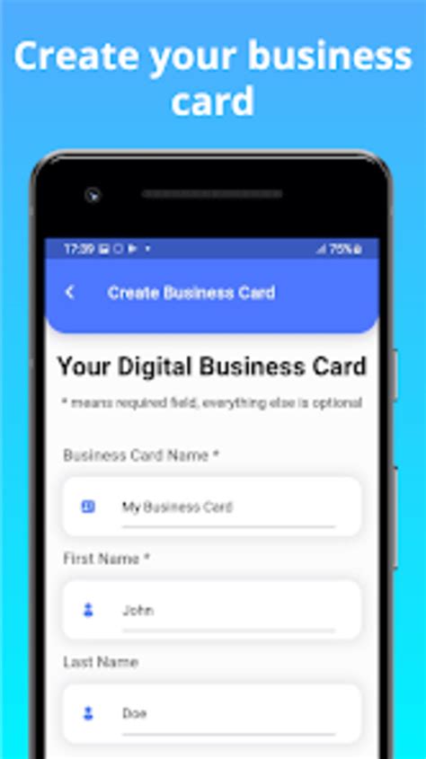 Qr Code Business Card Para Android Descargar