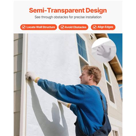 Vevor House Wrap Vapor Barrier 9 × 75 Ft 013 Mm Pe Film
