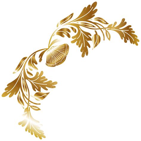 Golden Corner Vector Design Images European Pattern Golden Corner