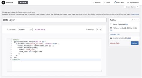 Triggering Elementor Form Successful Submissions In Google Tag Manager