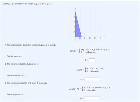 Solved A Point X Y Is Chosen On The Triangle Y Chegg