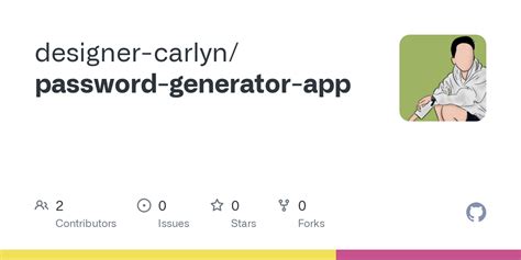 Github Designer Carlynpassword Generator App