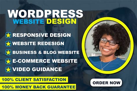 create responsive wordpress website design and landing page by group