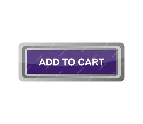 Premium Vector Add To Cart Button