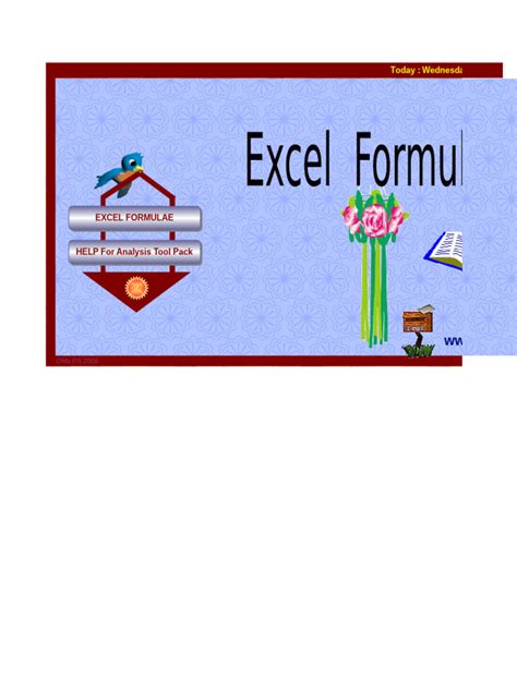 Excel Formula Bird Pdf