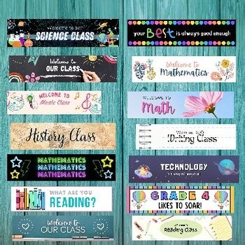 Google Classroom Headers By The Crafty Teacher TX TPT