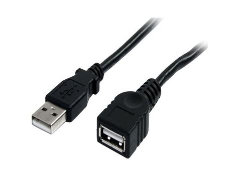 Usbextaa3bk 3 Ft Black Usb 2 0 Extension Cable A To A M F 3 Ft Usb A To A