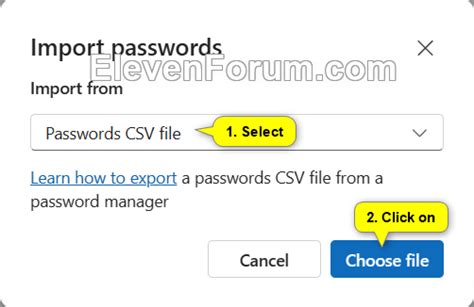 Export And Import Saved Passwords In Microsoft Edge Windows 11 Forum