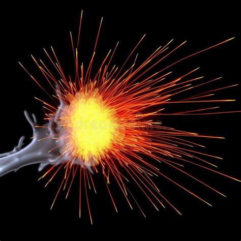 Neurons In The Brain Firing Stock Illustration Illustration Of Lines Nature 275061158