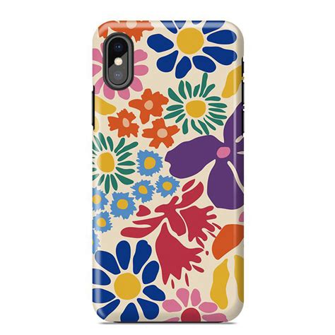 Iphone Xs Max Case Design Phone Case Casebus Classic Flower Patch