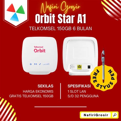 Jual Modem Wifi Telkomsel Orbit Star A1 Advan A10 Free 150gb 6bulan 4g Lte Shopee Indonesia