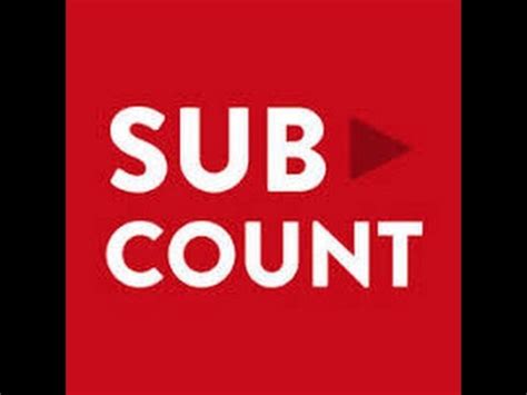 LIVE SUB COUNT YouTube