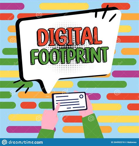 Writing Displaying Text Digital Footprint Business Overview Uses