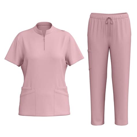 Eanje Scrubs For Women Set Clearance Plus Size Scrub Sets Stretchy V Neck Yoga Scrub Pants And