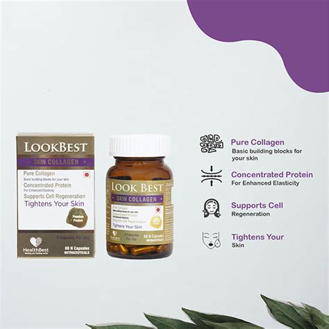 Buy Healthbest Lookbest Skin Collagen Capsule 60s Online At Discounted