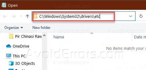 How To Configure Host File In Windows AvoidErrors