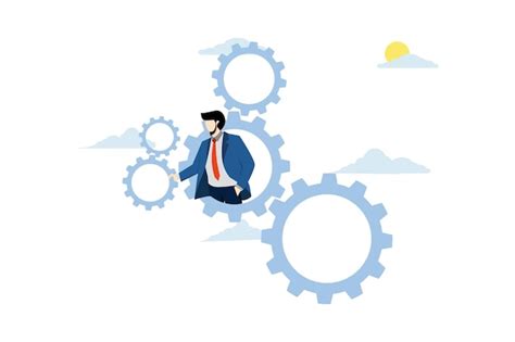 Premium Vector The Concept Of Optimizing Processes And Improving Workflow Or Increasing