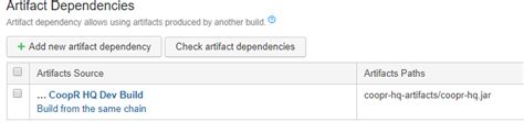 Teamcity Ssh Upload Build Step Can Not Find Artifacts Of Dependency Build Stack Overflow