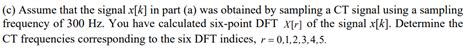 Solved A Using The Dft Equation Given In The Class