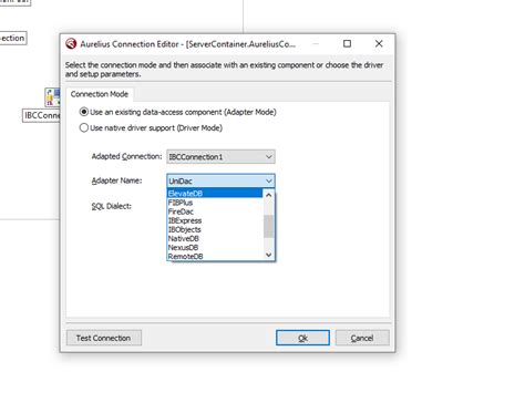 Adapter Unidac Is Not Supported At Design Time Tms Aurelius Tms