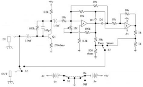 Bass Fuzz Schematic Bass Fuzz Schematic