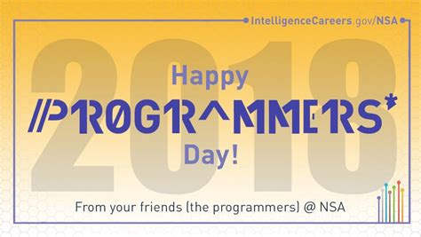 national security agency on linkedin dayoftheprogrammer programmersday