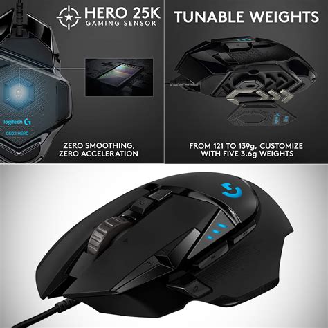 Don T Pay 80 Get A Logitech G502 HERO Wired Gaming Mouse For 34 99 Shipped Today Only