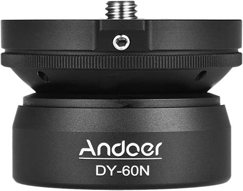 Andoer Dy 60n Tripod Leveling Base Leveler Adjusting Plate Aluminum Alloy With