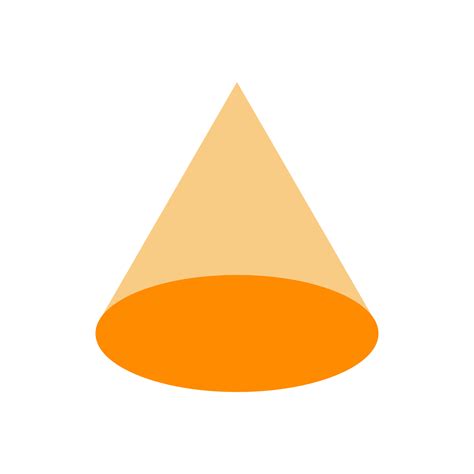 Illustration Of Cone Shape 27742466 Png