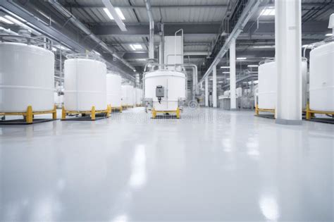 Liquid Processing In Sterile Factory Infrastructure With White Halls