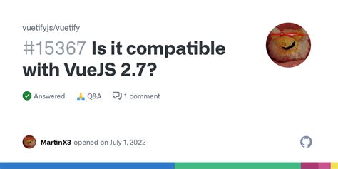 Is It Compatible With VueJS Vuetifyjs Vuetify Discussion GitHub