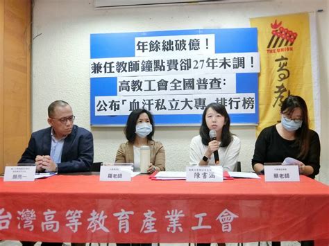 私立大專兼任師鐘點費 教團：7成學校凍漲27年圖 中央通訊社 Line Today