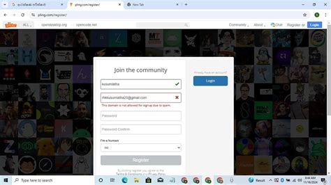 This Domain Is Not Allowed For Signup Due To Spam Issues Community Boards