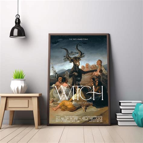 The Witch 2015 Movie Poster New England Folktale Canvas Etsy