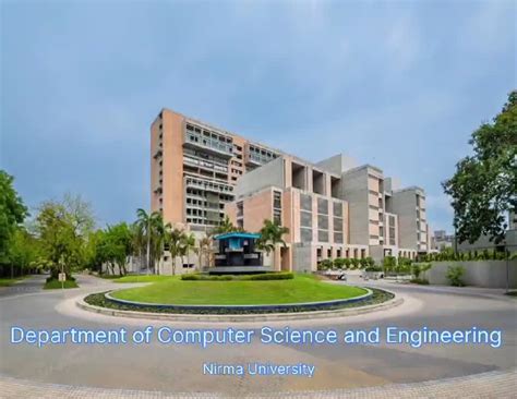 Computer Science And Engineering Department Nirma University On Linkedin Nirmauniversity