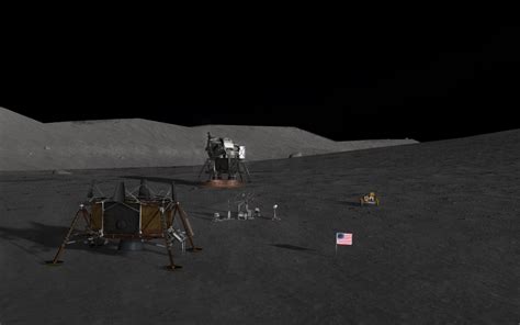 Apollo 21 Lands At The Apollo 16 Landing Site R Kerbalspaceprogram
