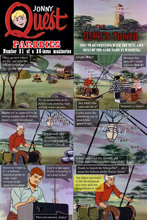 Jonny Quest Parodies 21 The Devils Tower 1 By Jonnyquestfan1 On Deviantart