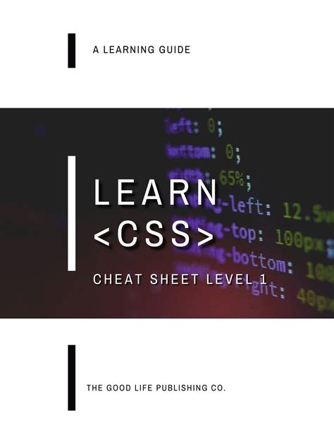 Css Cheat Sheet For Beginners A Fun And Easy Introduction To Cascading Style Sheets Etsy