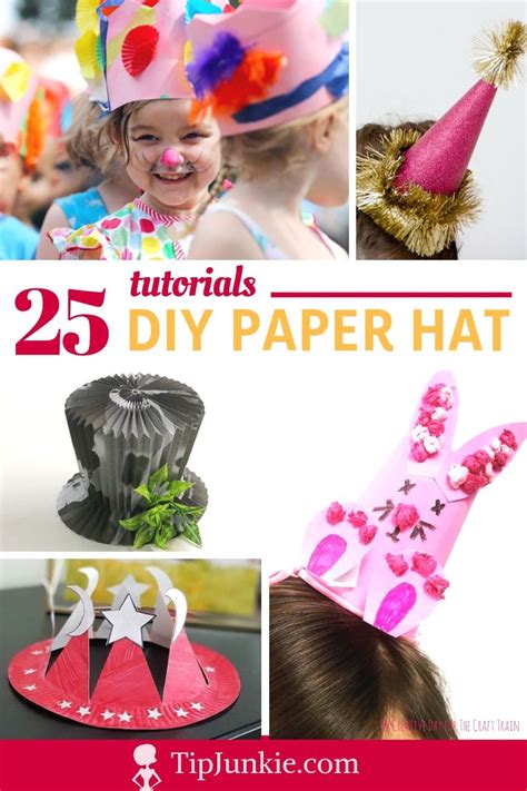 25 How To Make A Paper Hat Tutorials Paper Hat Hat Tutorial Paper Hat Diy