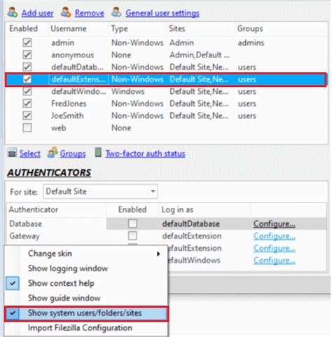 CompleteFTP How To Configure Gateway Users